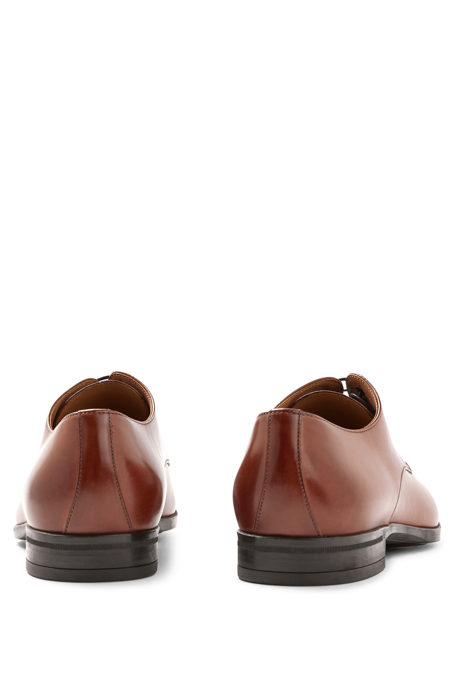 Sapatos Derby BOSS Em Couro Tingido Com Vegetais - Hugo Boss