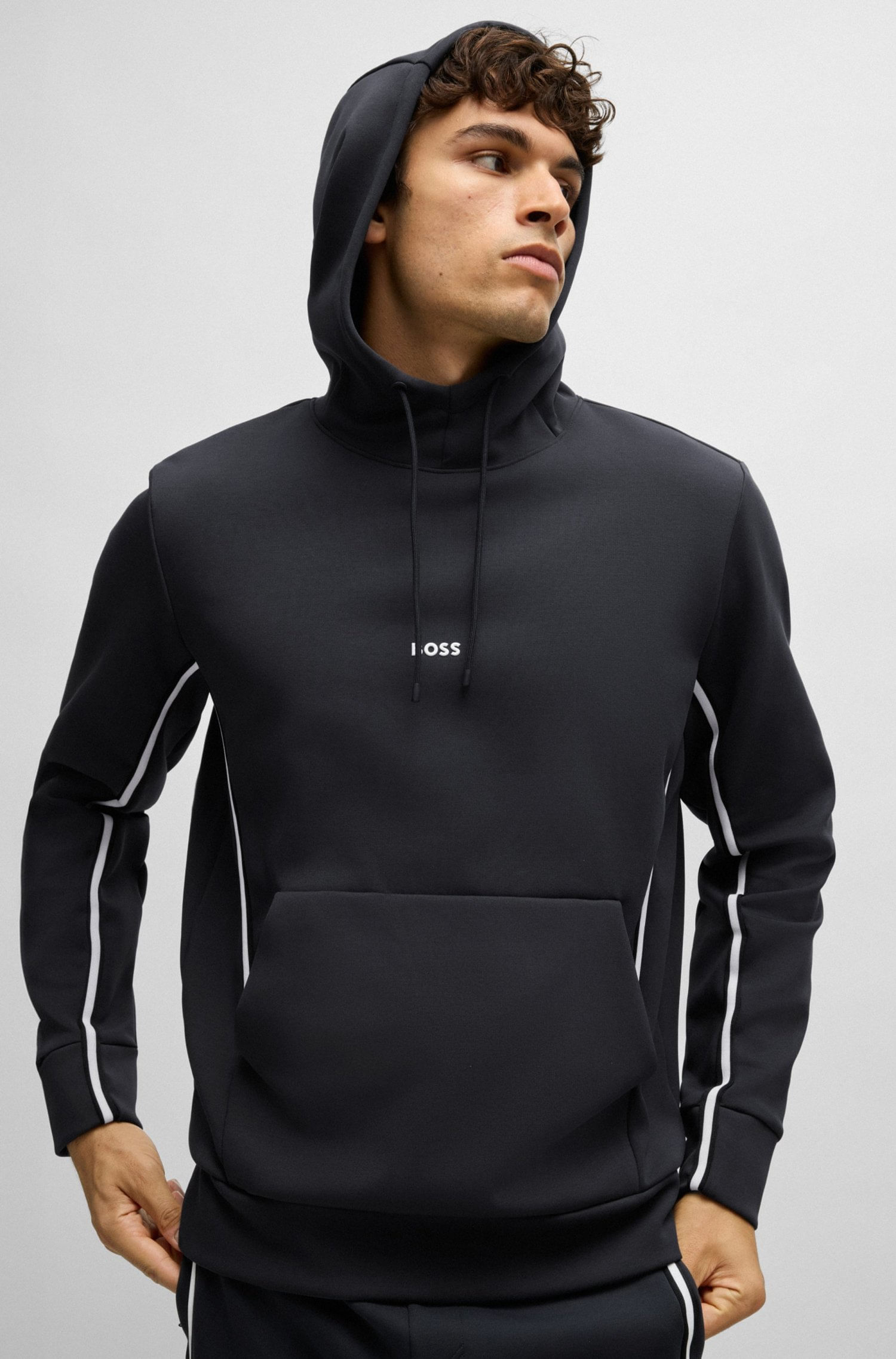 Moletom Regular De Algodão Com Logo